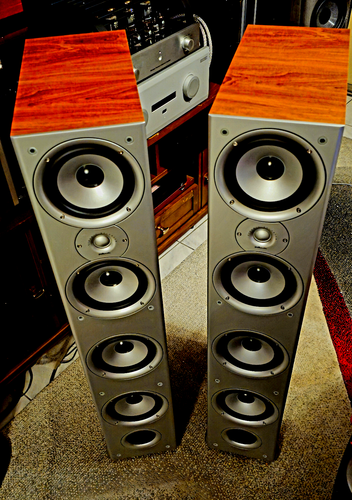 POLK AUDIO STUDIO MONITOR 70 SERIES II PAIR TOP TIER SPEAKERS WARRANTY ...