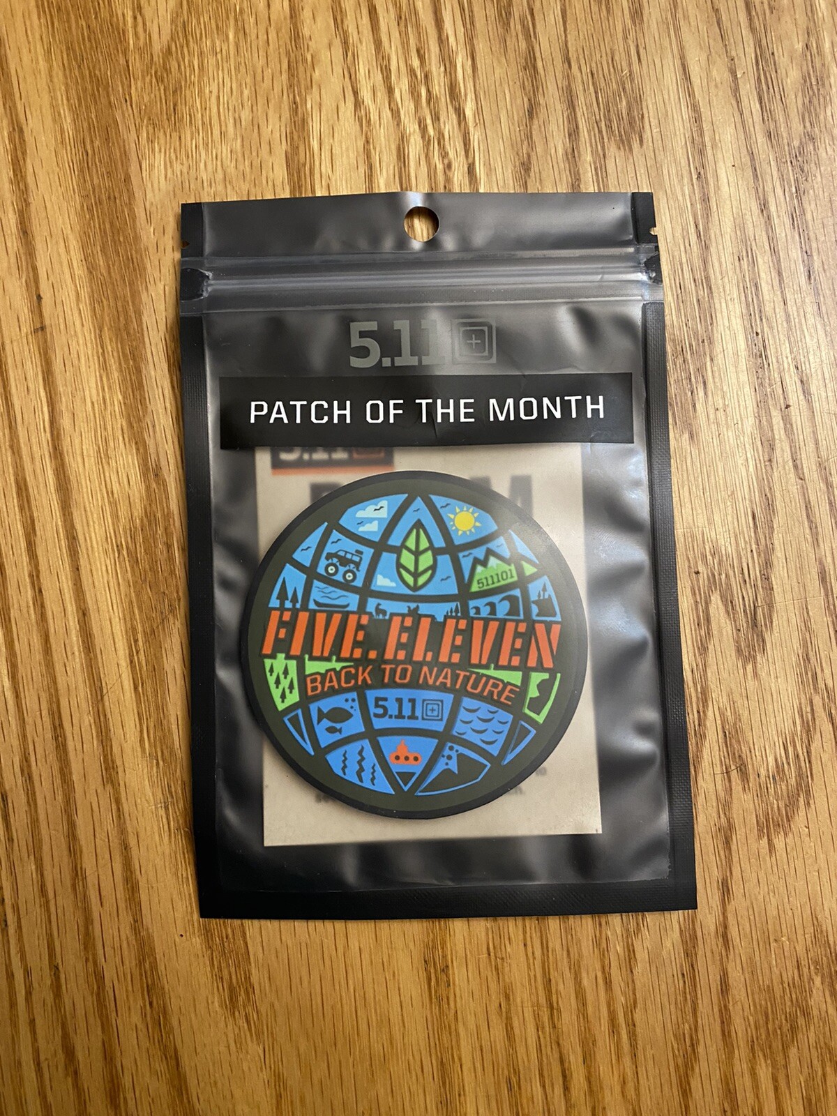 5.11 Tactical Patch POTM Patch of the Month May 2022 Back To Nature | eBay