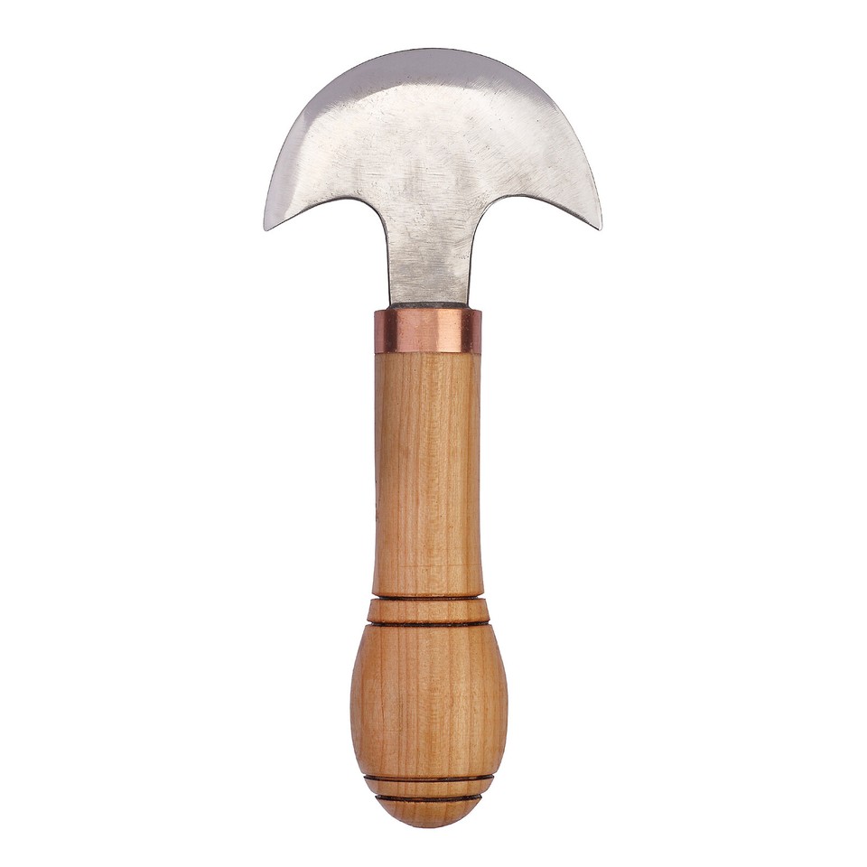 Leather round Knife. Rounded Knife, Doubled Edged For Leather Crafts-by ...