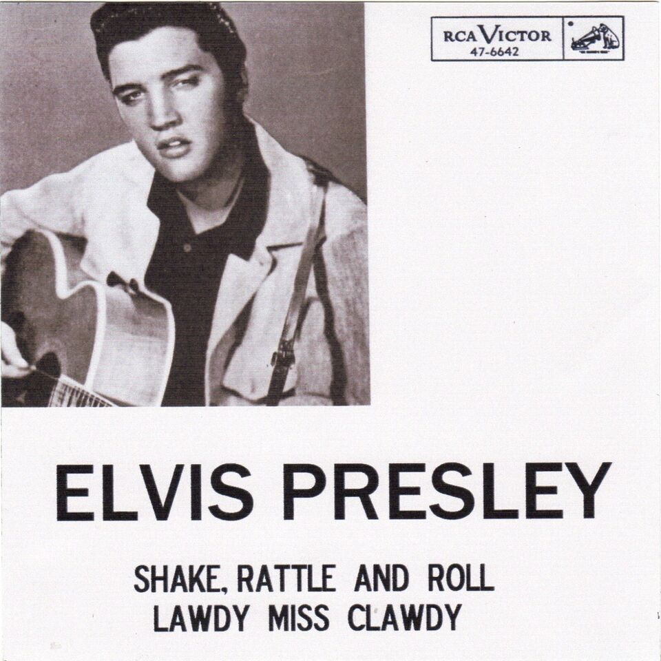 NM/EX Elvis Presley "Shake Rattle and Roll/Lawdy Miss Clawdy" RCA ...