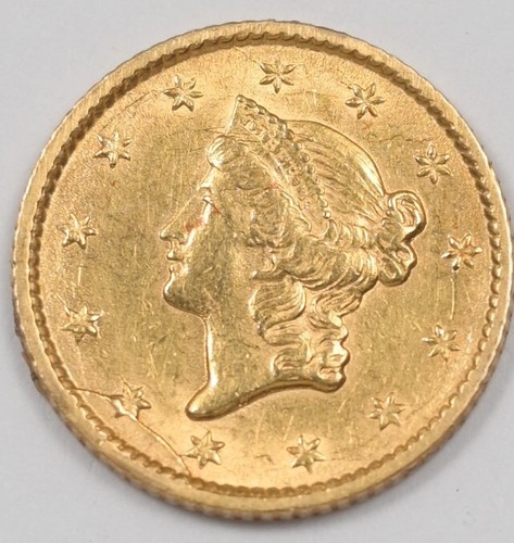 1853 Gold Gold $1 Dollar Liberty Head BU "Rare" GL0359 combine shipping ...