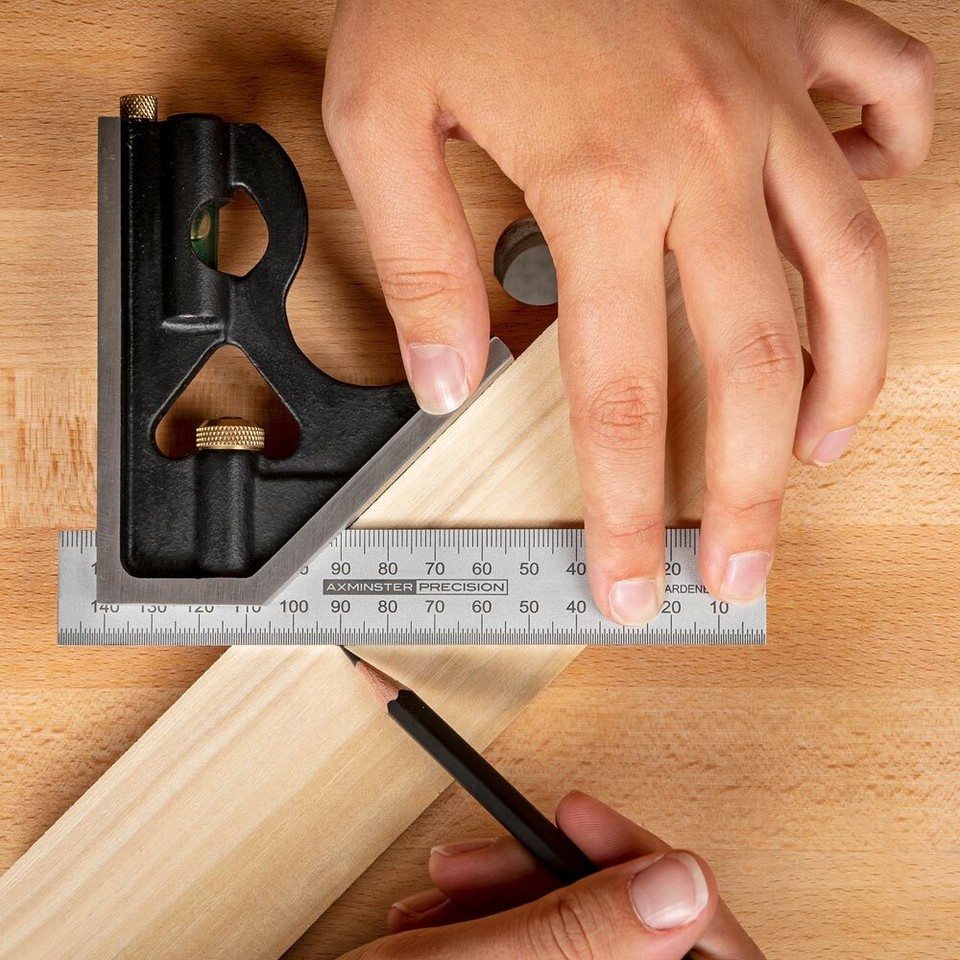 Axminster Professional Combination Square Set 150mm (3 Piece) | eBay UK