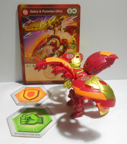 Bakugan Sabra x Pyravian Ultra Pyrus Armored Alliance B700 - Card - 2 ...