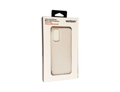 Verizon Clear Case and 2 Pack Blue Light Protector for Samsung Galaxy ...