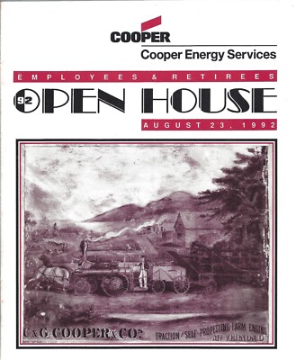 Vintage 1992 Cooper Bessemer Engine Mt Vernon Ohio Open House | eBay