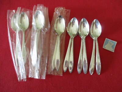 (12) Oneida Nobility Silverplate Espress/Coffee Spoons, 1937 Reverie #3 ...