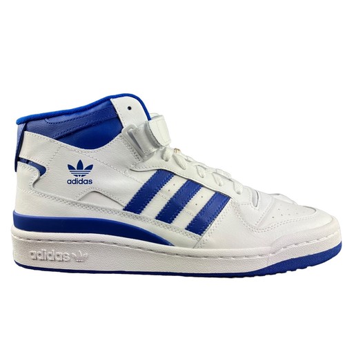 Adidas Men's Forum Mid White Royal Blue Shoes FY4976 Sizes 9 - 13 | eBay