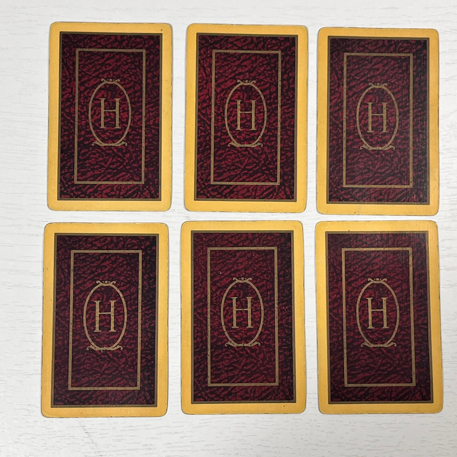 Lot of 6 "H" Letter Single Swap Playing Cards Crafting Journaling | eBay