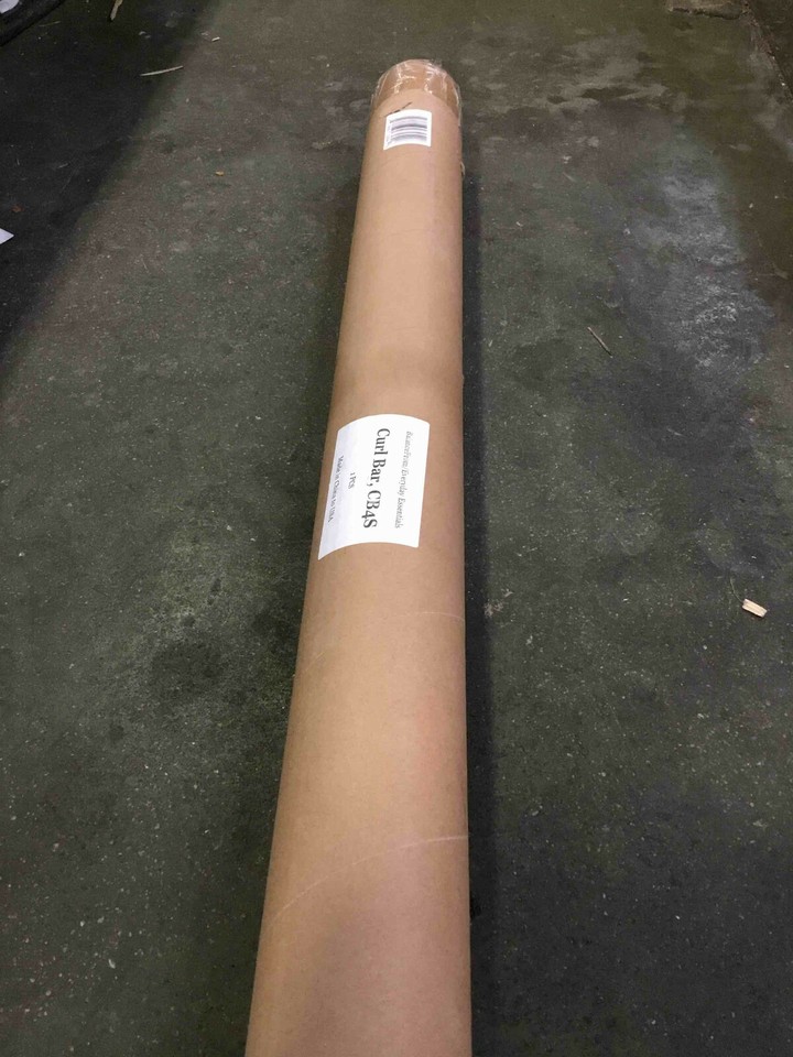 Everyday Essentials Solid 2-Inch Olympic Super Curl Bar 350lb 48in ...