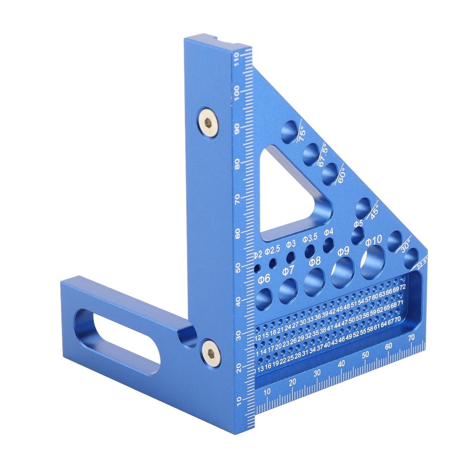 (Blue)Measuring Ruler Accurate Measurement Precise Angle Control ...