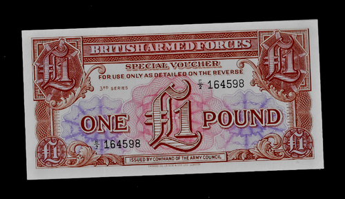 GREAT BRITAIN(1 ) BANK NOTE MILITARY 1 POUND ND( 1956 P M 29 ...