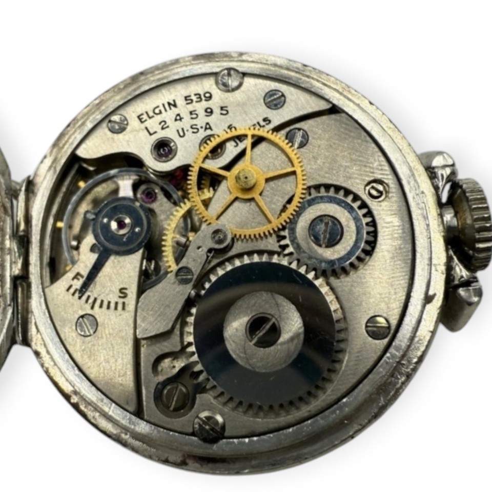 Elgin 539 Model 2 Military WW2/WWII Watch – Sterling Star Watch Case ...