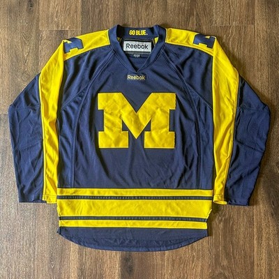 Vintage U of M Wolverines Hockey Jersey Reebok Michigan NCAA Mens Small ...