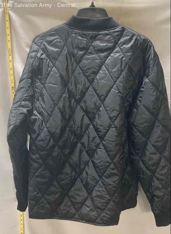 WSOP Sportiqe Apparel Co. Mens Black Long Sleeve Full-Zip Quilted ...