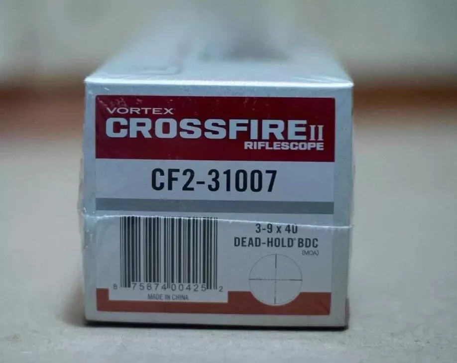 Crossfire II 3-9x40 Dead-Hold BDC Second Focal Plane Riflescope ...