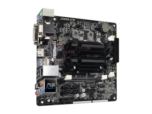 ASRock J3455-ITX Intel Quad-Core Processor J3455 (2.3GHz) Mini ITX ...