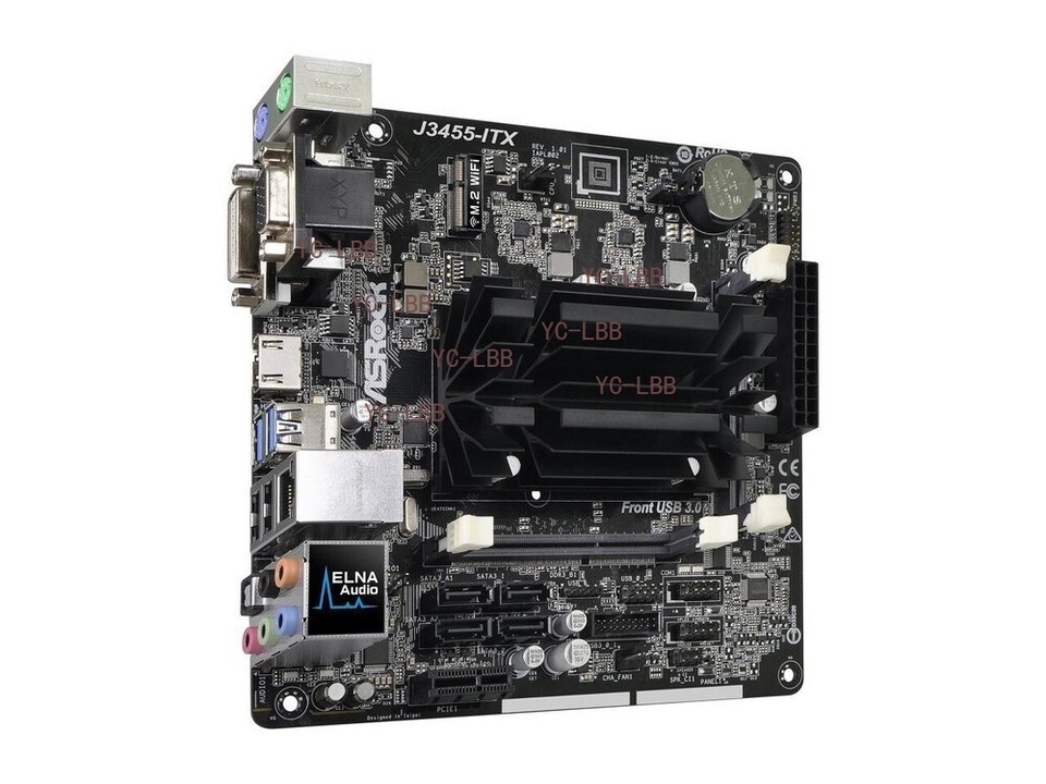 ASRock J3455-ITX Intel Quad-Core Processor J3455 (2.3GHz) Mini ITX ...