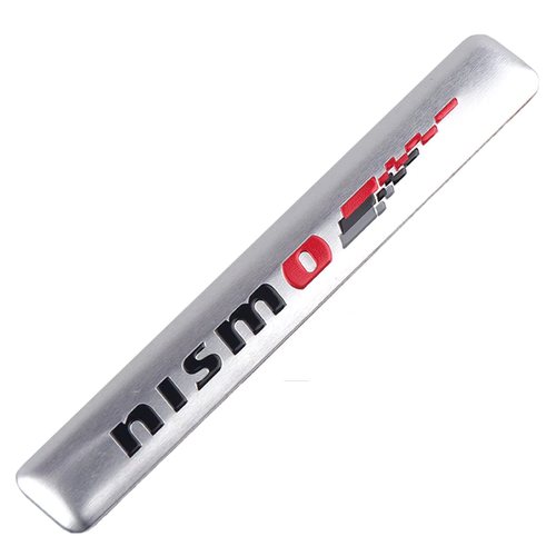 1 X Silver 84mm Nismo Badge Sticker Emblem Skyline 350Z 370Z GTR R35 ...