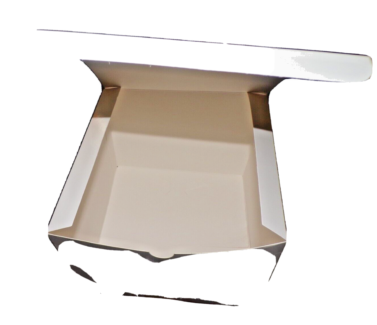 New White Cardboard Tuck Top Gift Boxes with Lids, 8x8x6 (5 Pack) BXs1 ...