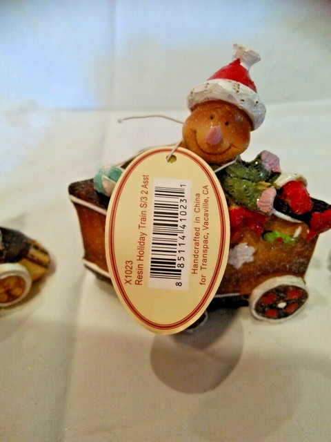 Tii Collection 4 PC Resin Santa Engine Christmas Train Set -ferrels ...