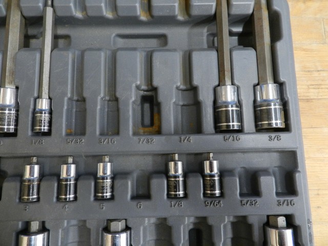 Matco Tools Silver Eagle 46 PC Hex Socket Bit Driver Set SBS46SE for ...