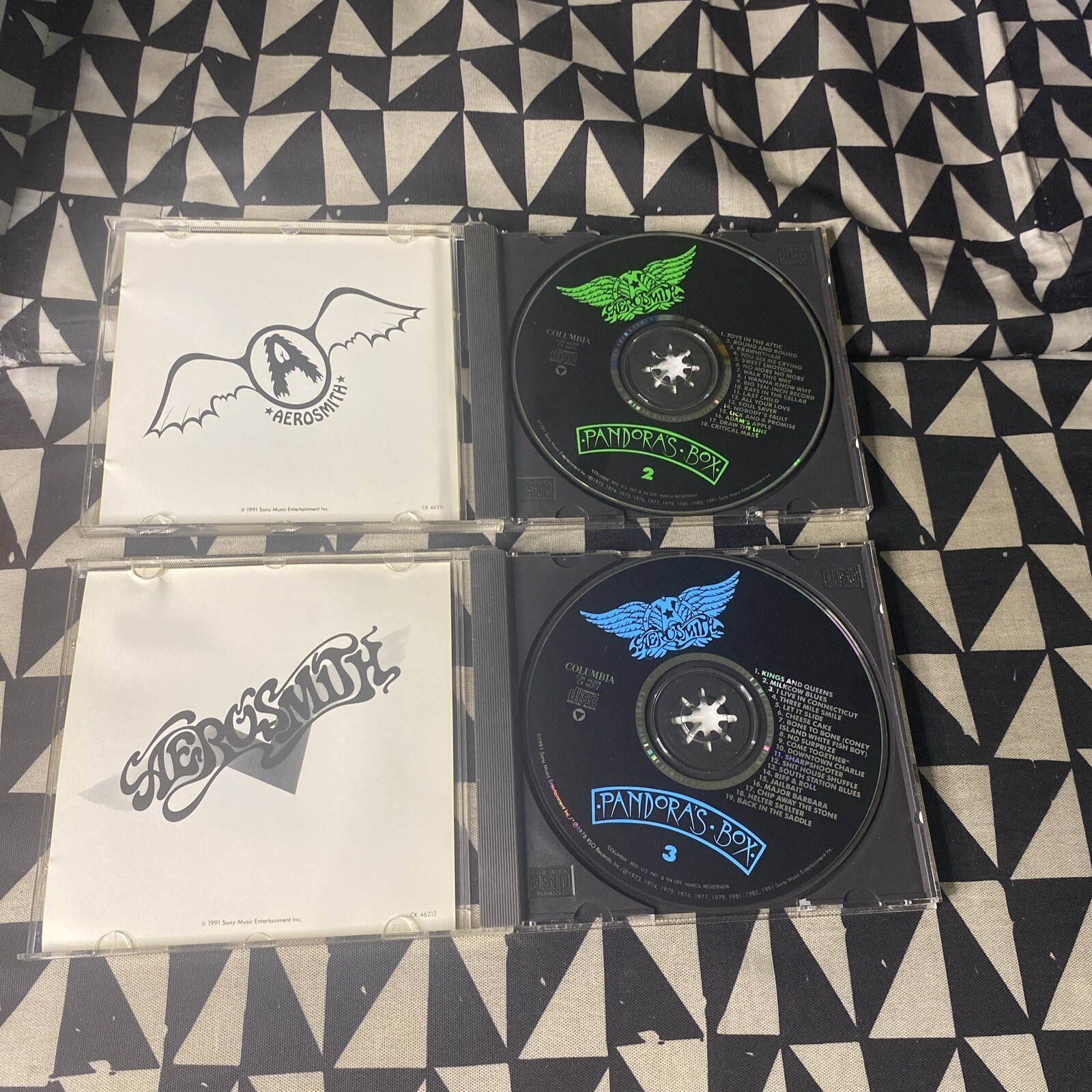 AEROSMITH PANDORA'S BOX MUSIC CD DISCS 2 & 3 | eBay
