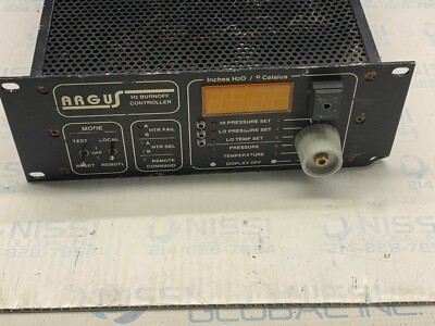 ARGUS H2 BURNOFF CONTROLLER J3-TYPE "K" | eBay