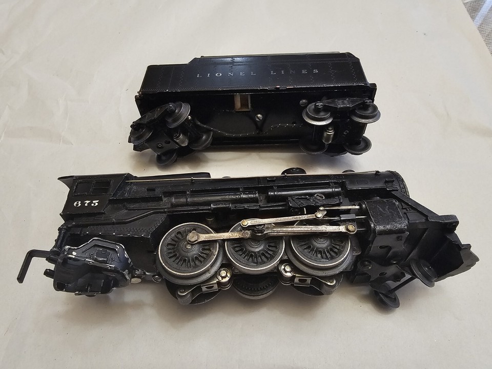 Vintage Lionel No. 675 Steam Locomotive & Tender Pre Owned 4 PARTS ...