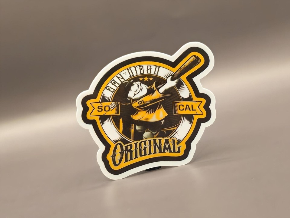 San Diego Padres Inspired Stickers Baseball Vinyl Decals SD 619 Friar ...