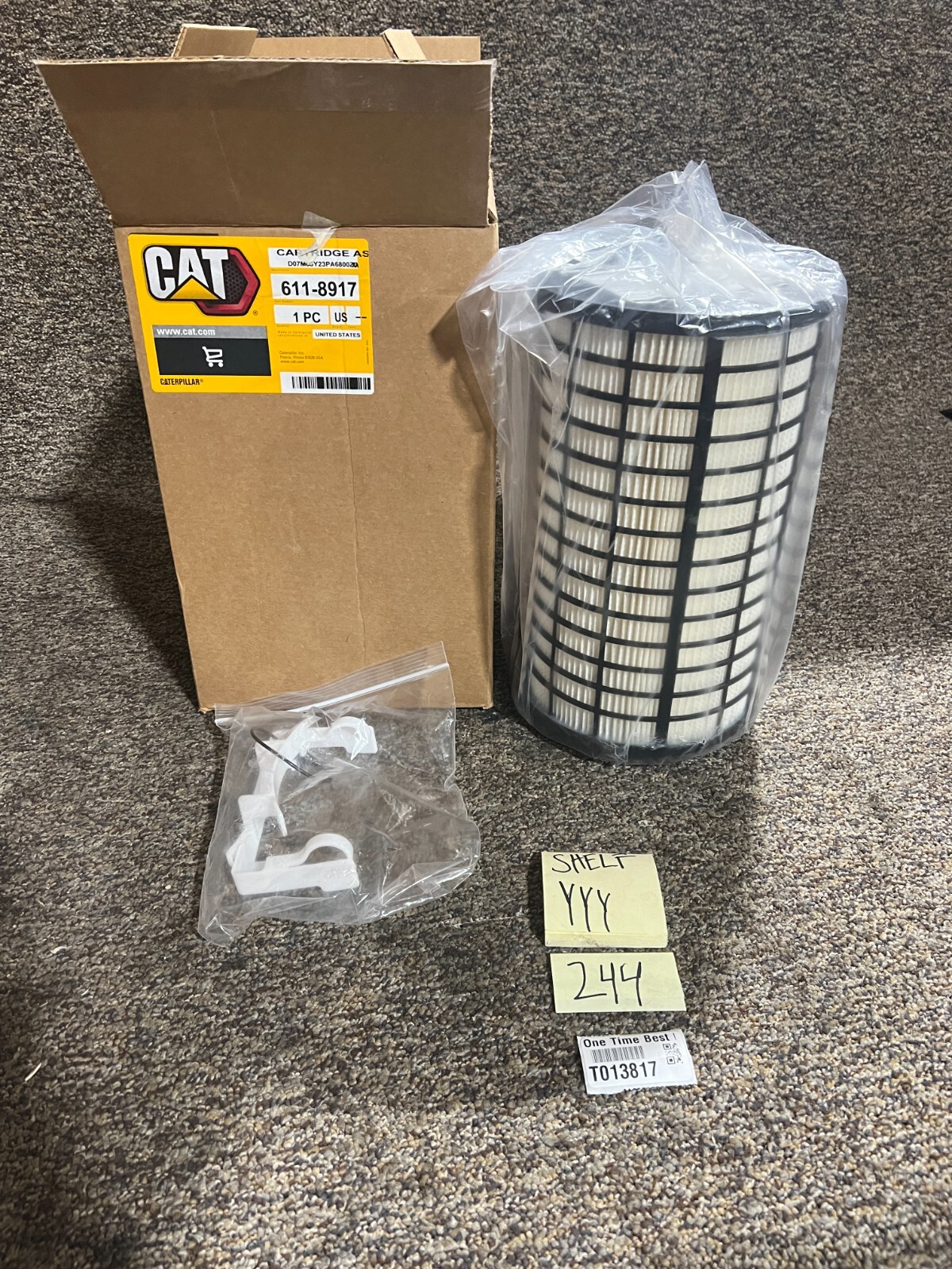 GENUINE OEM CAT AIR FILTER 611-8917 CABIN AIR INTAKE FILTER PRECLEANER ...