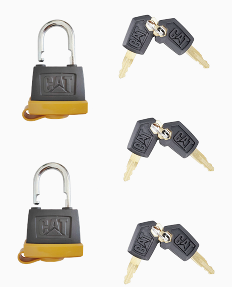 SECURITY PADLOCKS for CATERPILLAR CAT 246-2641 5P8501 5P8500（4 PADLOCKS ...