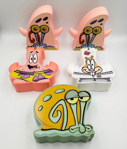 Spongebob Hungry Jacks Patrick Star Fast Food Toy Lot x5 2017 Burger ...