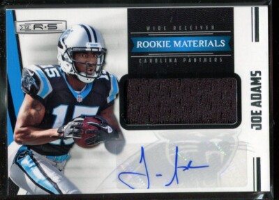 2012 Panini Rookies & Stars Joe Adams #236 Carolina Panthers RPA /499 ...