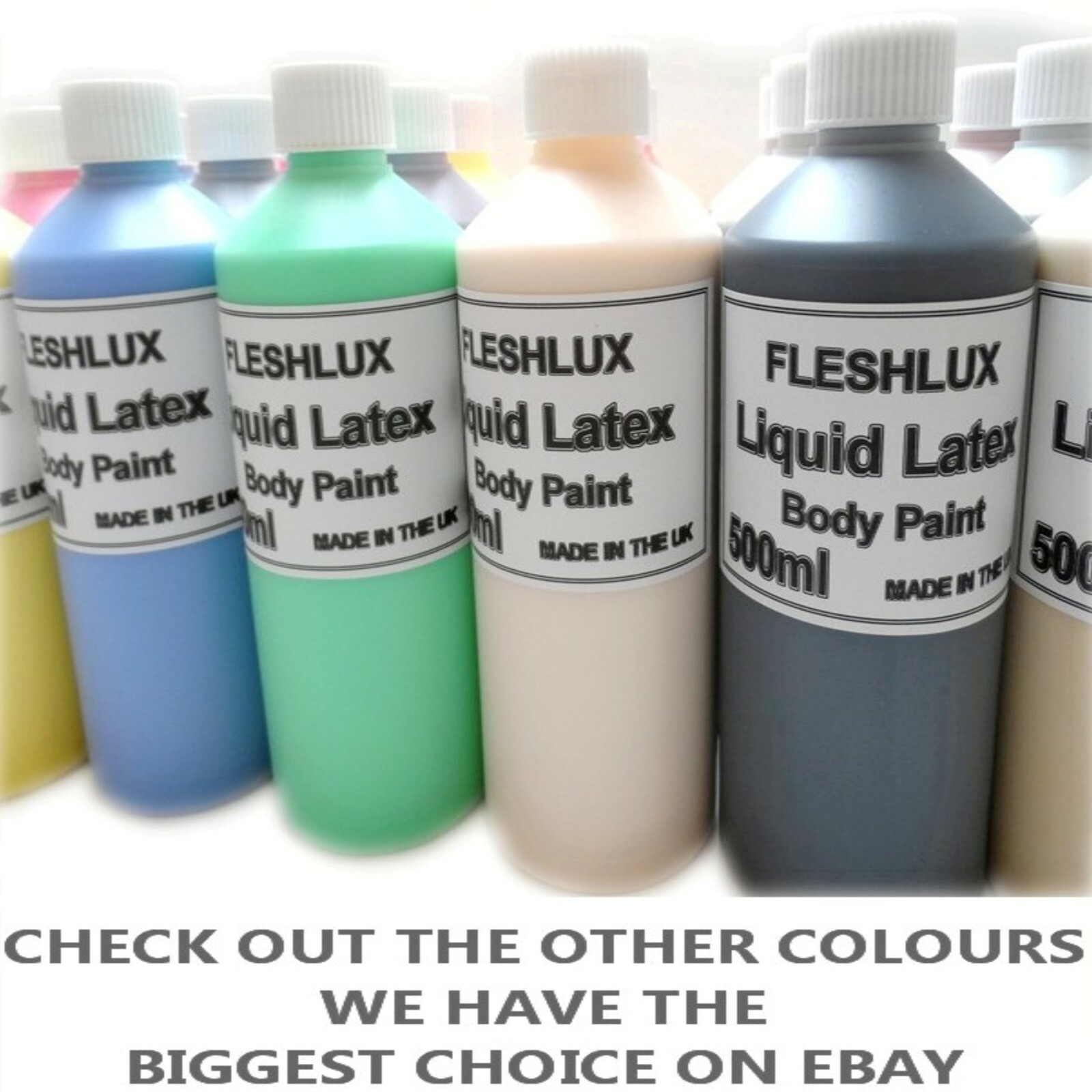 250ml BLACK liquid latex body paint RUBBER Halloween fancy dress ...