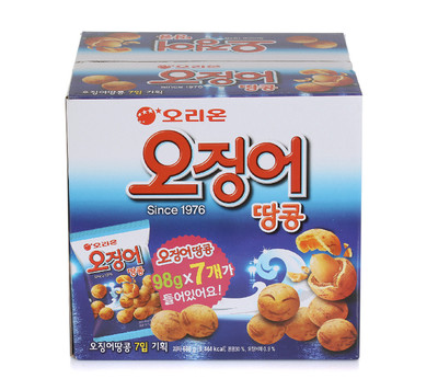 Korean Snack ORION OJINGO ZIP 98g x 7Packs Collection Crispy Squid and ...