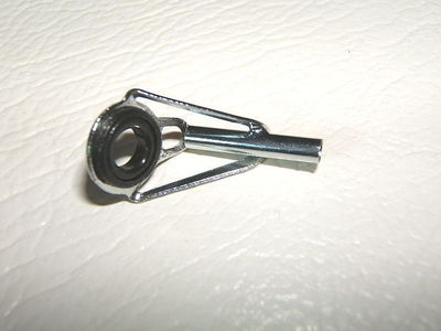 FISHING LINE ROD POLE END LAST EYE TIP CHROME 2.4mm INSIDE DIAMETER ...