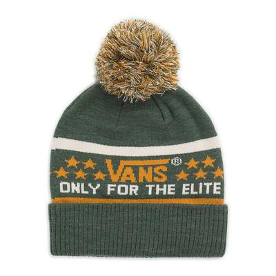 Vans Off The Wall Elite Pom Cuff Beanie Green Mens Cap Hat New NWT | eBay