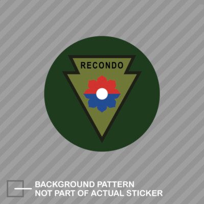 9th Infantry Division Insignia Recondo Sticker Decal Vinyl Old ...