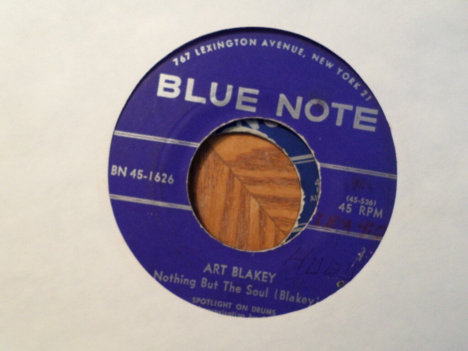 'BLUE NOTE 45 RECORD/ART BLAKEY/NOTHING BUT SOUL/SABU MESSAGE FROM ...