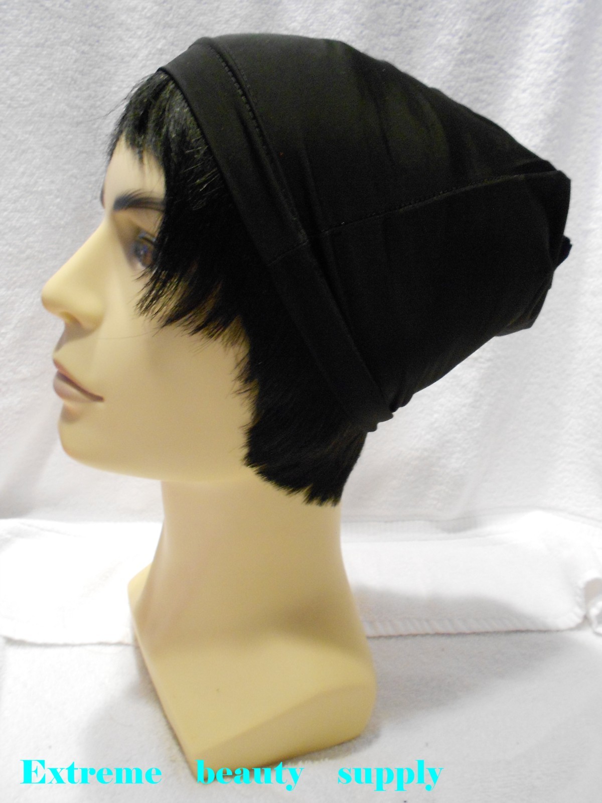 long Dome man Helmet Sports Biker FootBall deep Hat Headwrap Cap Liner ...