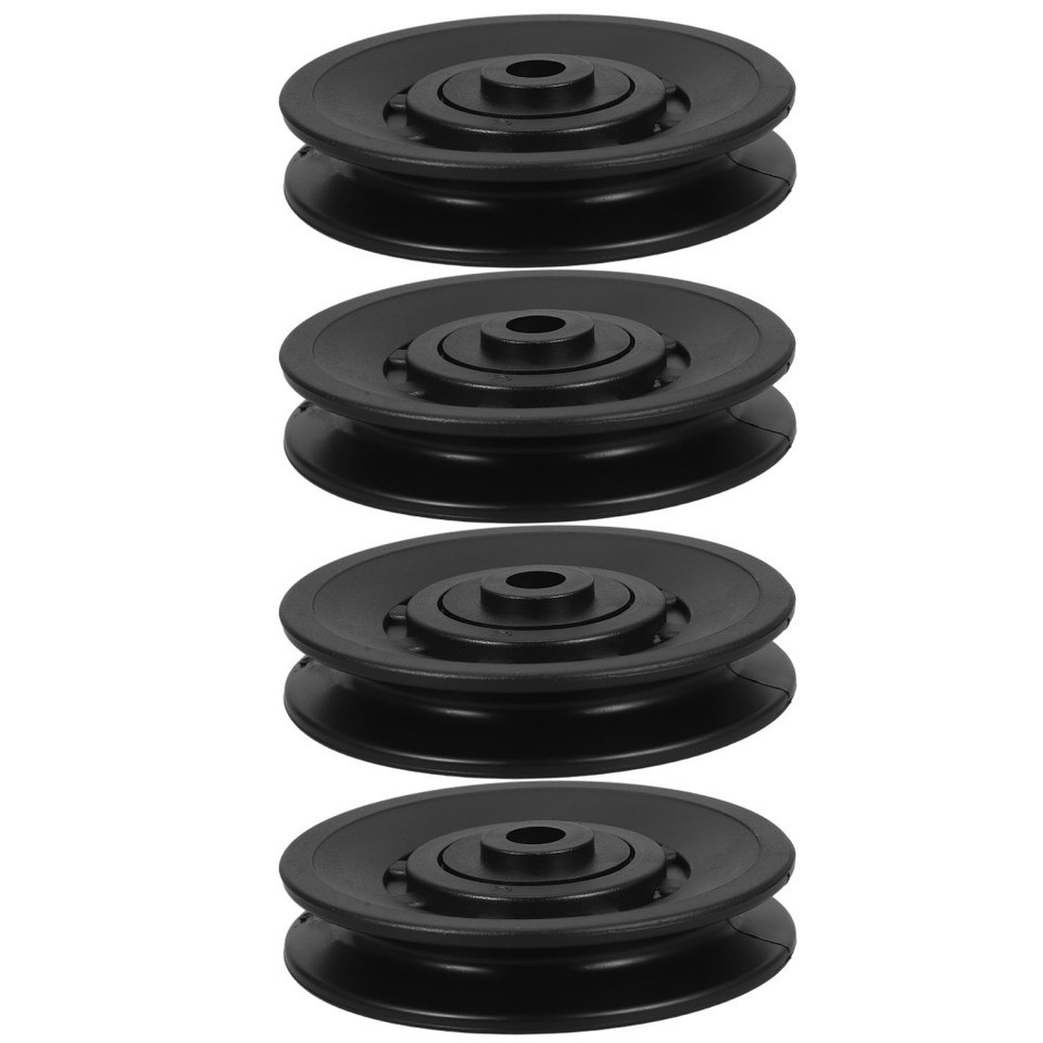 4pcs Diameter 90mm Universal Wearproof Abration Bearing Pulley Wheel ...