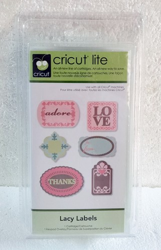 Cricut Lite Lacy Labels Cartridge w/ Keypad Overlay | eBay