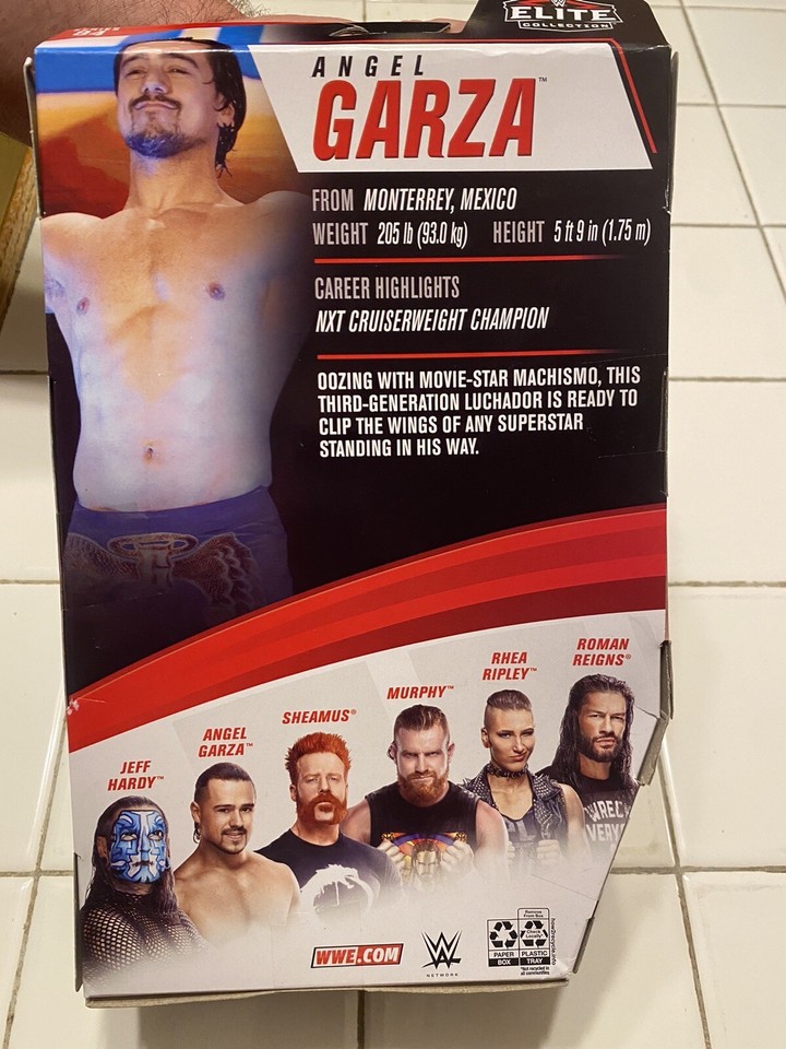 WWE Angel Garza Elite Series #84 Mattel Figure Wrestling Raw NXT 2021 ...
