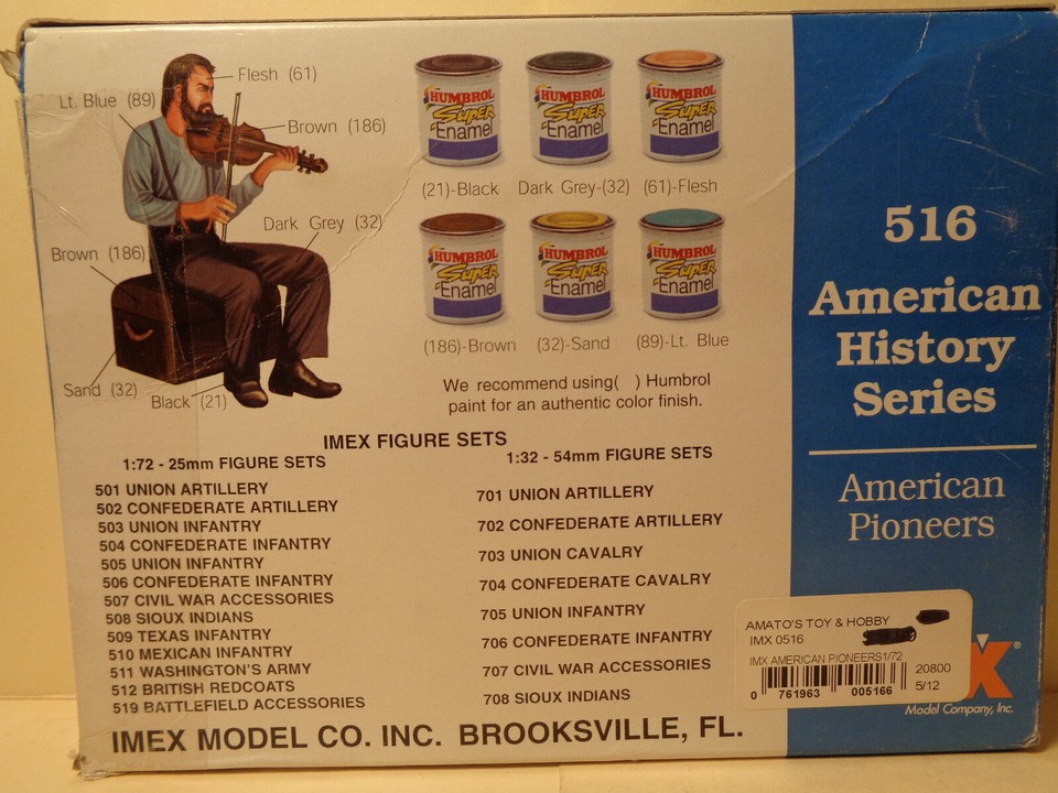 IMEX #516 1/72 SCALE AMERICAN PIONEERS SET NEW IN SEALED BOX | eBay