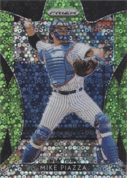 2019 Panini Prizm - Tier III Mike Piazza #219 Lime Green Donut Circle ...