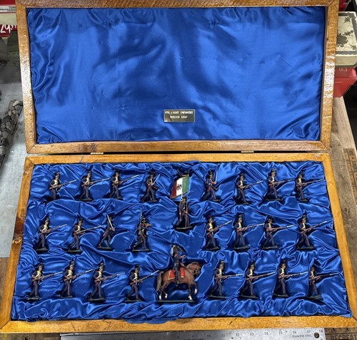 54mm 4th Light Infantry Regiment Mexico 1847 26p Painted Metal ...