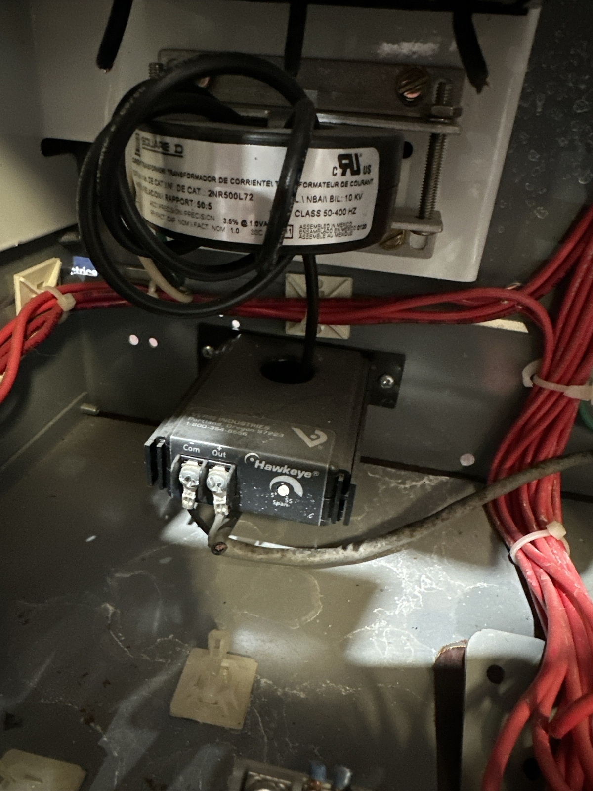 Square D Model 6 15” Starter Bucket Size 1 W/ 15 Amp Breaker W/ Door ...