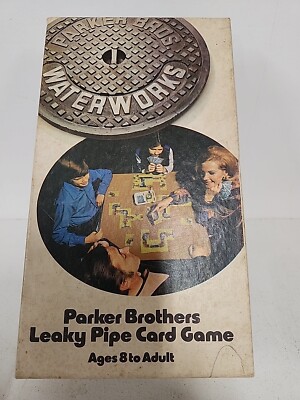 Vintage WATERWORKS Leaky Pipe Card Game 1972 by Parker Brothers ...