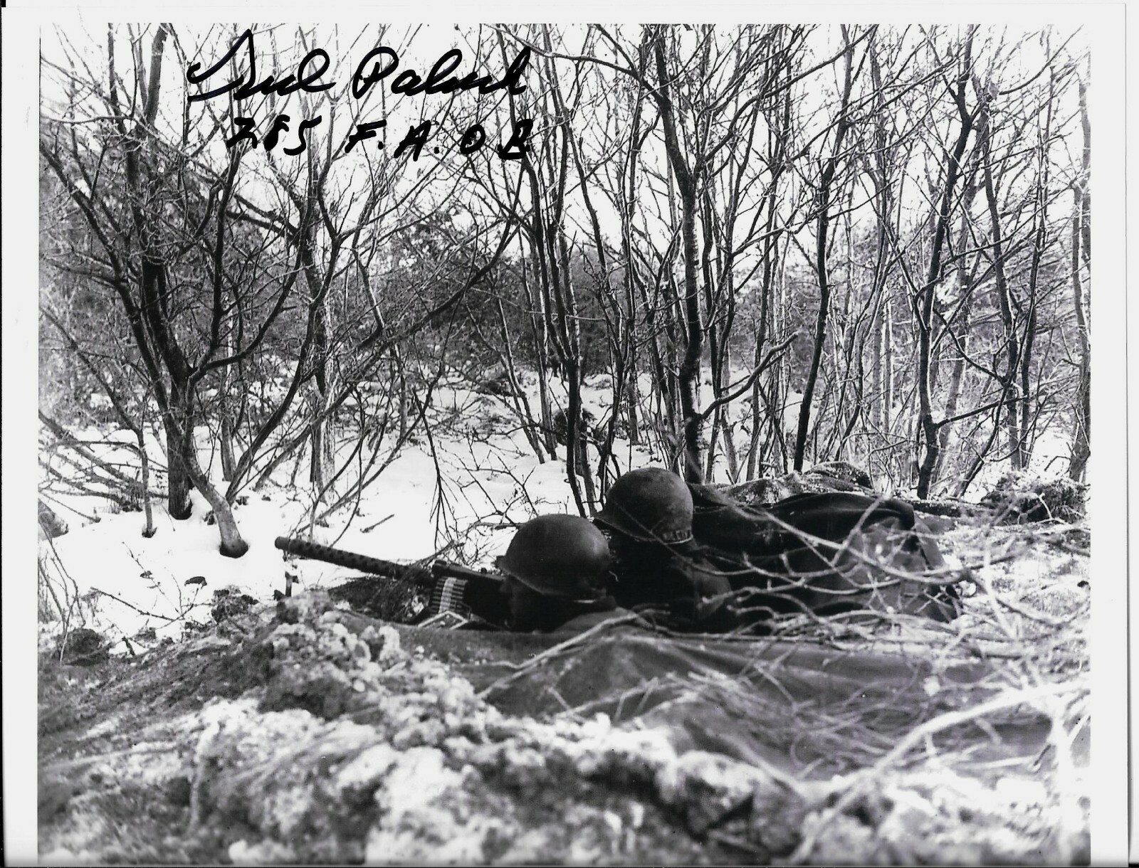 TED PALUCH 285TH FAOB MALMEDY MASSACRE SURVIVOR RARE SIGNED PHOTO, | eBay
