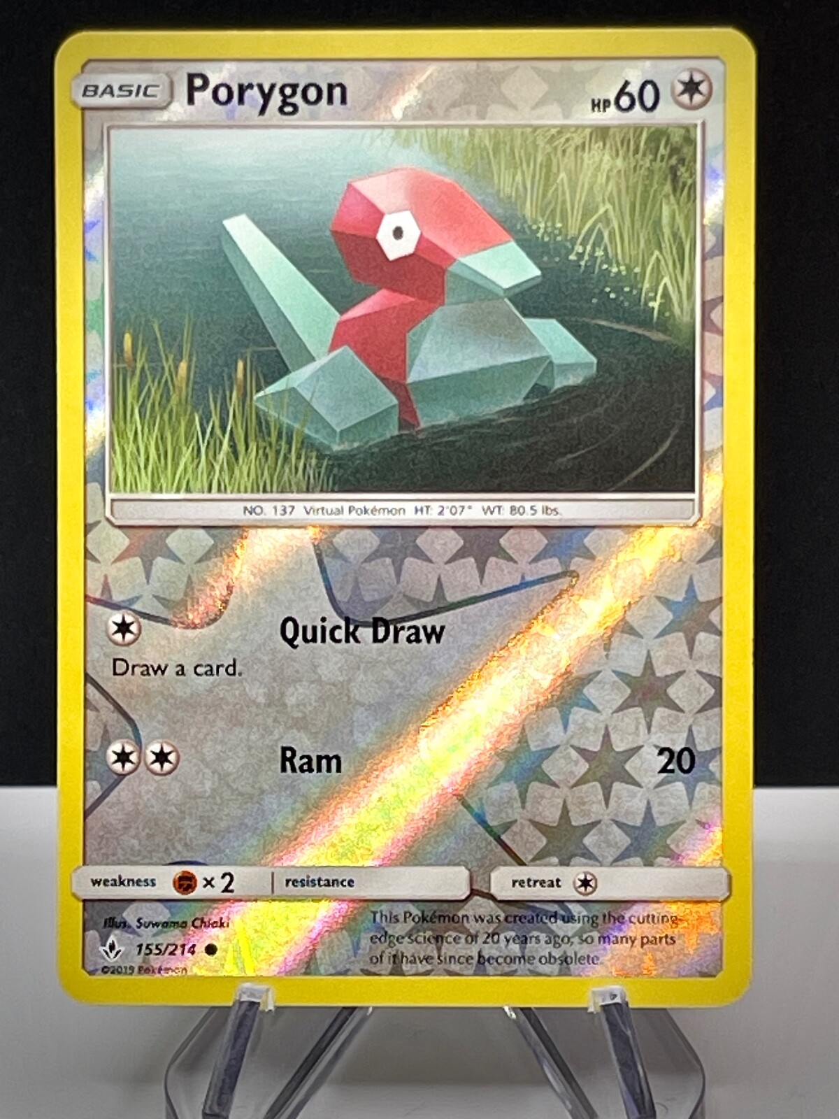 Pokémon Porygon Reverse Holo 155/214 Unbroken Bonds LP/NM | eBay